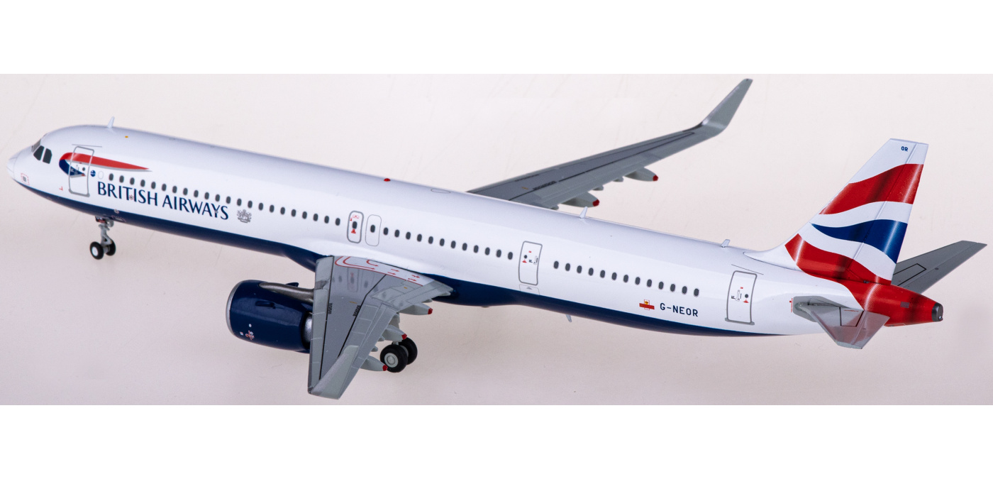 G2BAW1128 British Airways 英国航空 Airbus A321neo G-NEOR Geminijets 1:200 -飞机模型世界