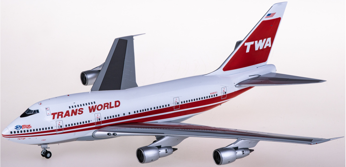 G2TWA1159 TWA 环球航空 Boeing 747SP N58201 Geminijets 1:200 -飞机模型世界