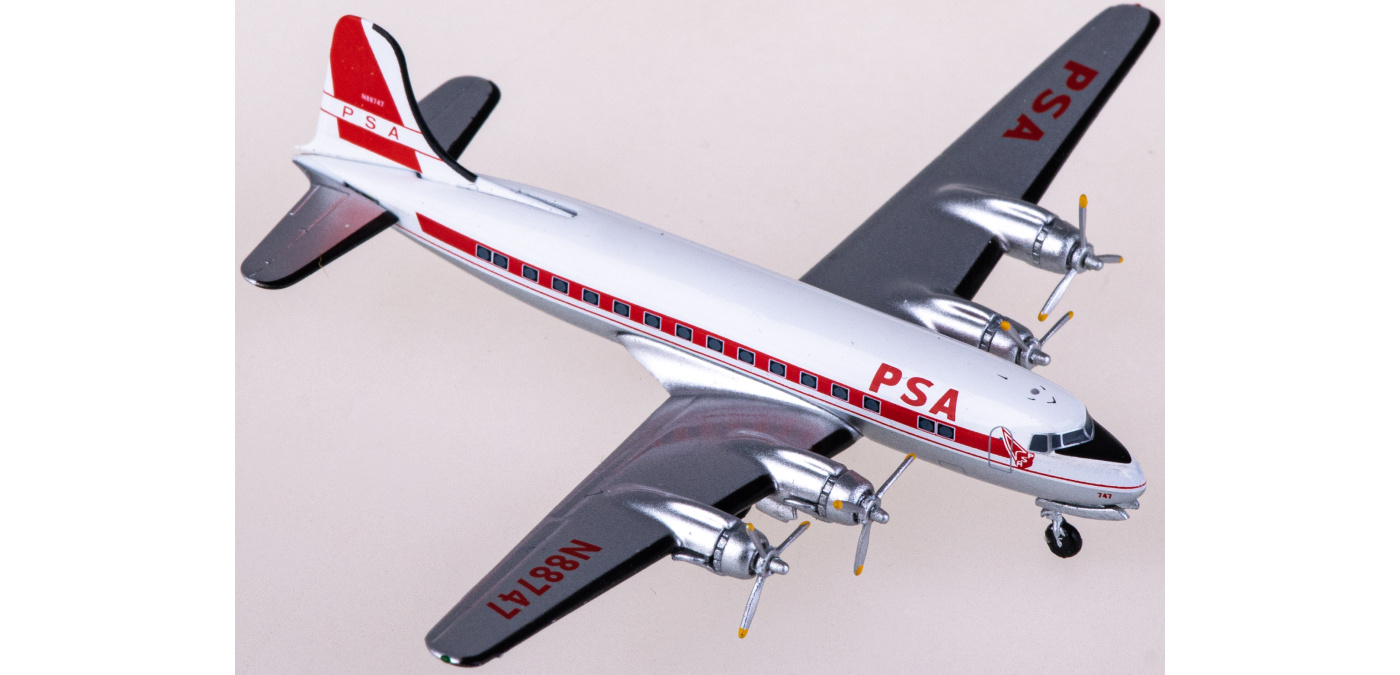 AC411322 PSA Douglas DC-4 N88747 AeroClassics 1:400 -飞机模型世界