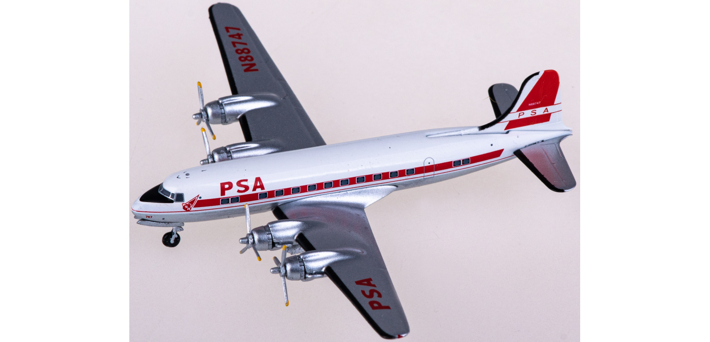 AC411322 PSA Douglas DC-4 N88747 AeroClassics 1:400 -飞机模型世界
