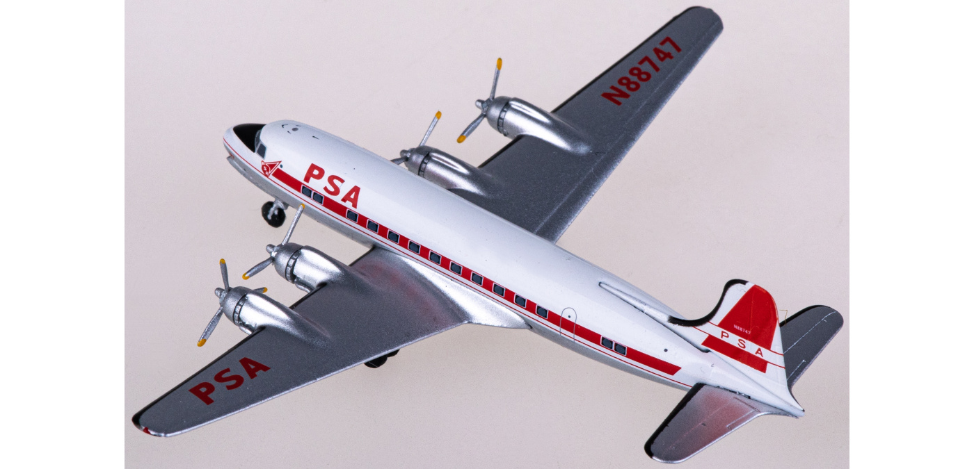 AC411322 PSA Douglas DC-4 N88747 AeroClassics 1:400 -飞机模型世界