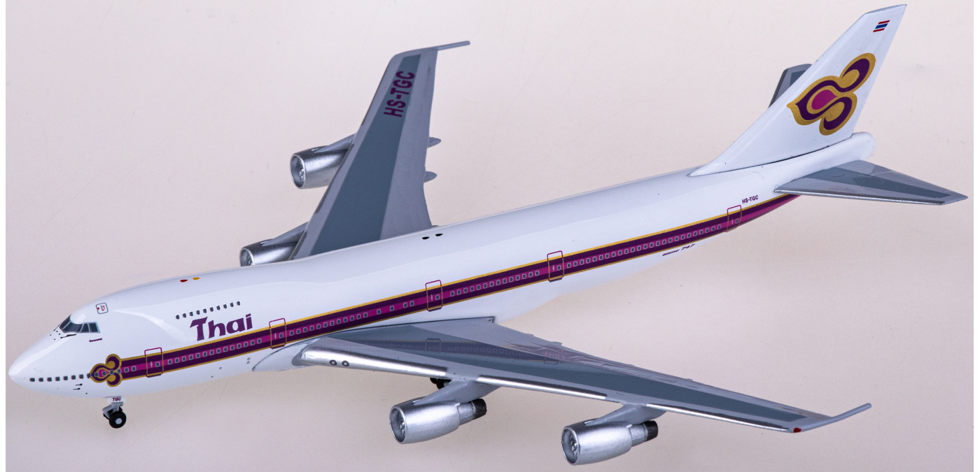 BBX41666 Thai Airways 泰国国际航空 Boeing 747-200 HS-TGC AeroClassics 1:400 -飞机模型世界
