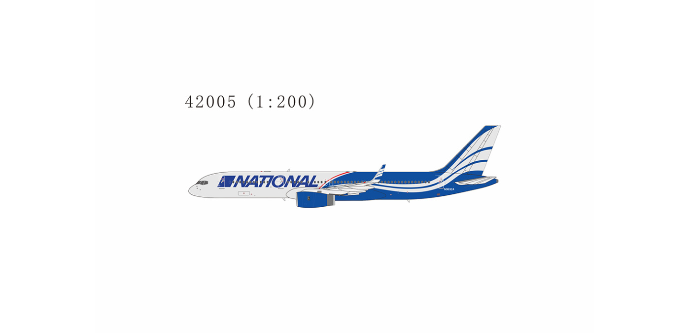 NG42005 National Airlines Boeing 757-200 N963CA NGmodels 1:200 -飞机模型世界