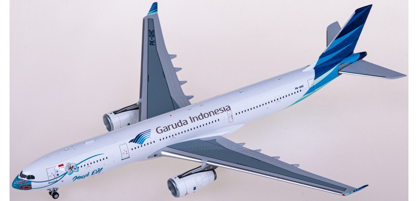 NG62055 Garuda Indonesia 印度尼西亚鹰航 Airbus A330-300 PK-GHC NGmodels 1:400 -飞机模型世界