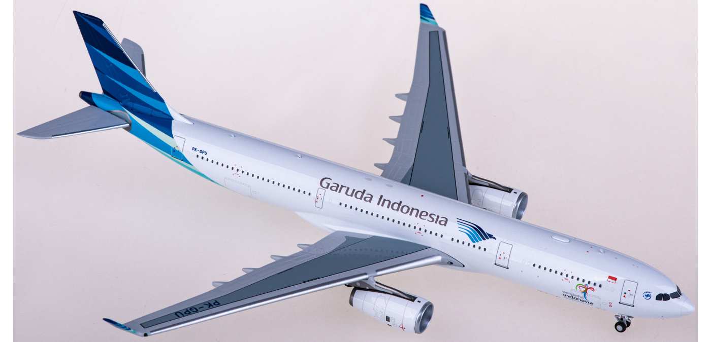 NG62058 Garuda Indonesia 印度尼西亚鹰航 Airbus A330-300 PK-GPU NGmodels 1:400 ...