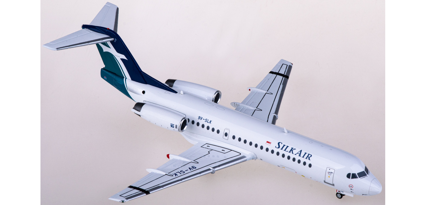 EW2F70002 SilkAir 胜安航空 Fokker 70 9V-SLK JC Wings 1:200 -飞机模型世界