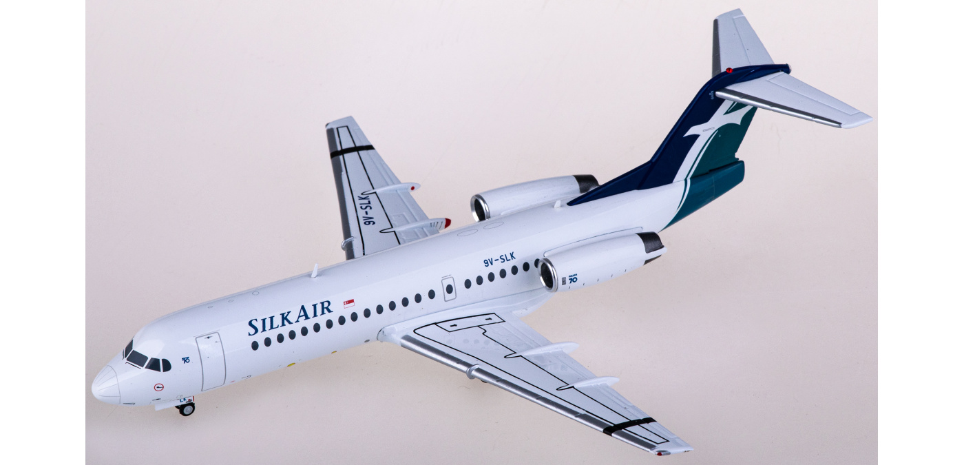 EW2F70002 SilkAir 胜安航空 Fokker 70 9V-SLK JC Wings 1:200 -飞机模型世界