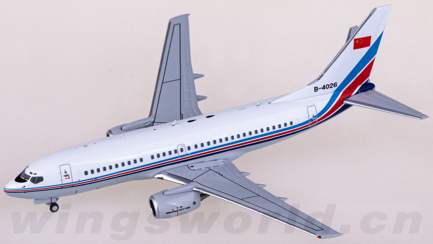 NG77040 PLAAF 中国空军 Boeing 737-700 B-4026 NGmodels 1:400 -飞机模型世界