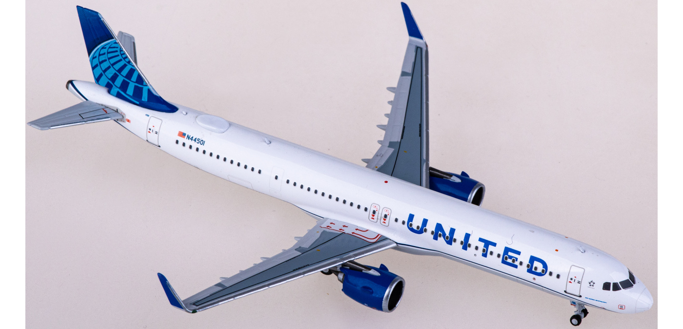 NG13102 United Airlines 美国联合航空 Airbus A321neo N44501 NGmodels 1:400 -飞机模型世界