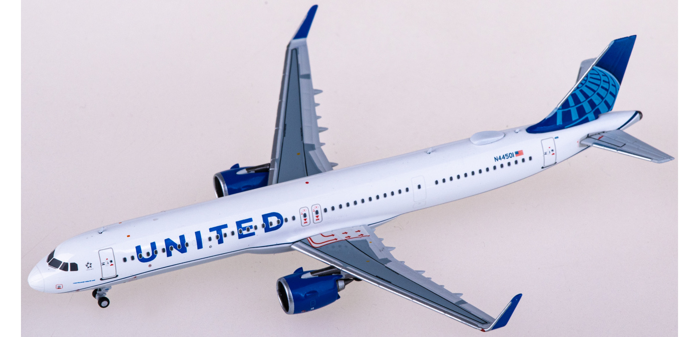 NG13102 United Airlines 美国联合航空 Airbus A321neo N44501 NGmodels 1:400 -飞机模型世界