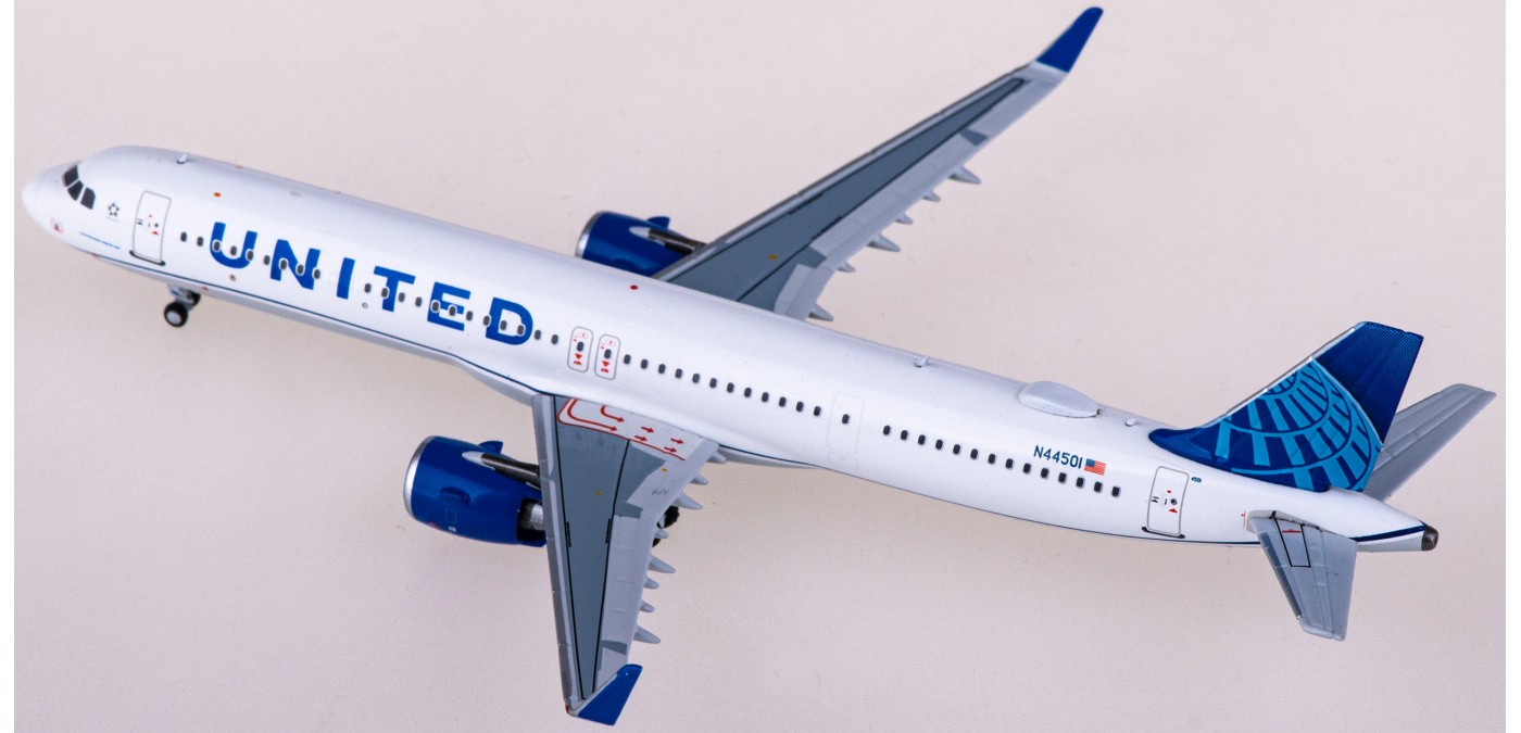 NG13102 United Airlines 美国联合航空 Airbus A321neo N44501 NGmodels 1:400 -飞机模型世界