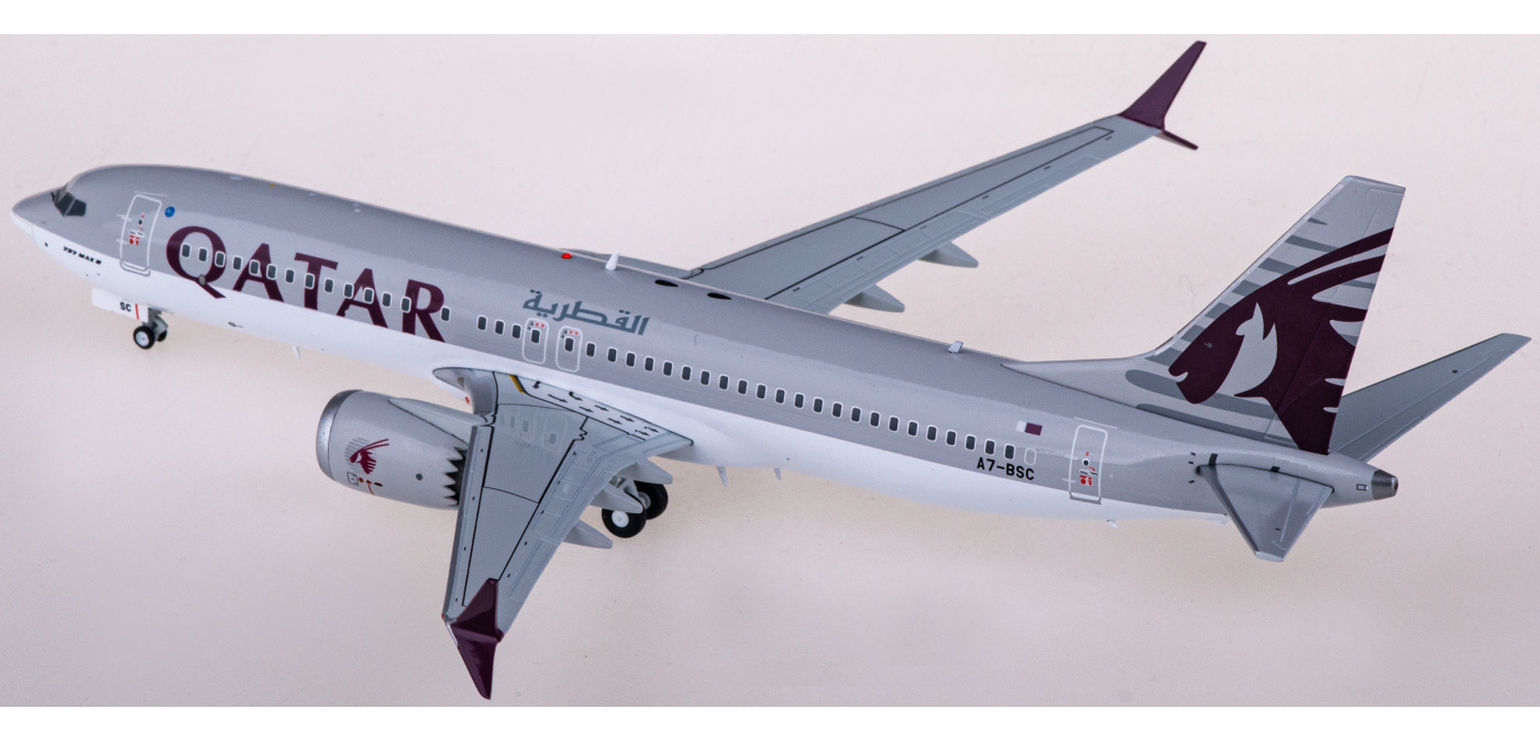 G2QTR1243 Qatar 卡塔尔航空 Boeing 737 MAX 8 A7-BSC Geminijets 1:200 -飞机模型世界