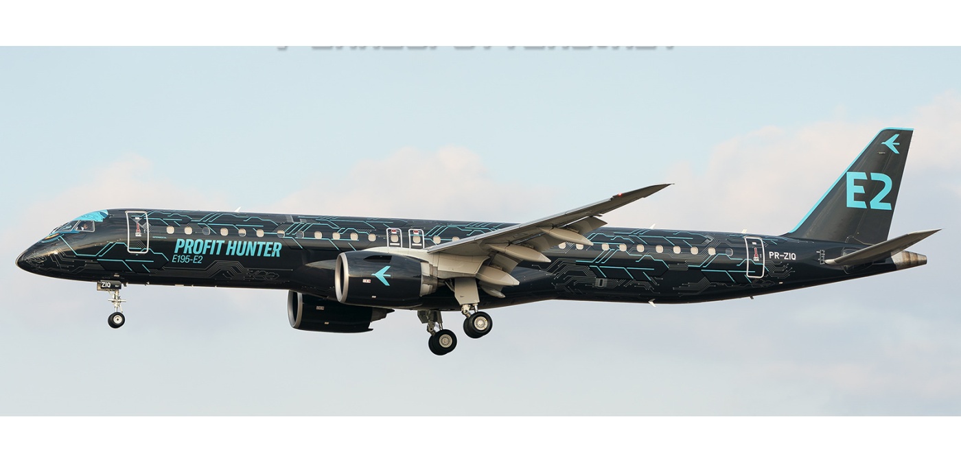 XX40223 Embraer ERJ-195-E2 PR-ZIQ JC Wings 1:400 -飞机模型世界