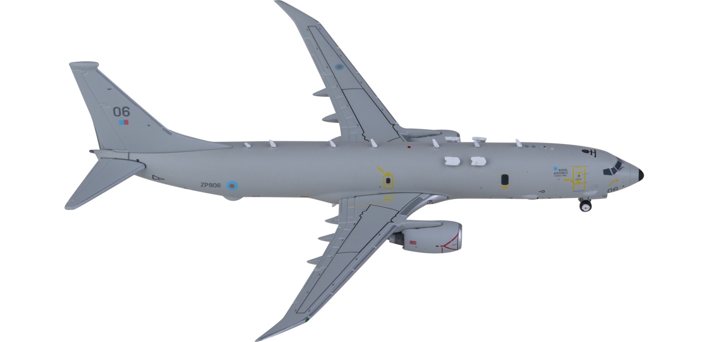 GMRAF136 RAF 英国皇家空军 Boeing P-8 Poseidon MRA1 ZP806 Geminijets 1:400 -飞机模型世界