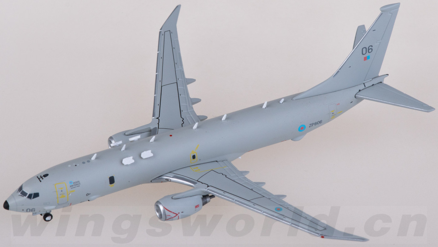 GMRAF136 RAF 英国皇家空军 Boeing P-8 Poseidon MRA1 ZP806 Geminijets 1:400 -飞机模型世界