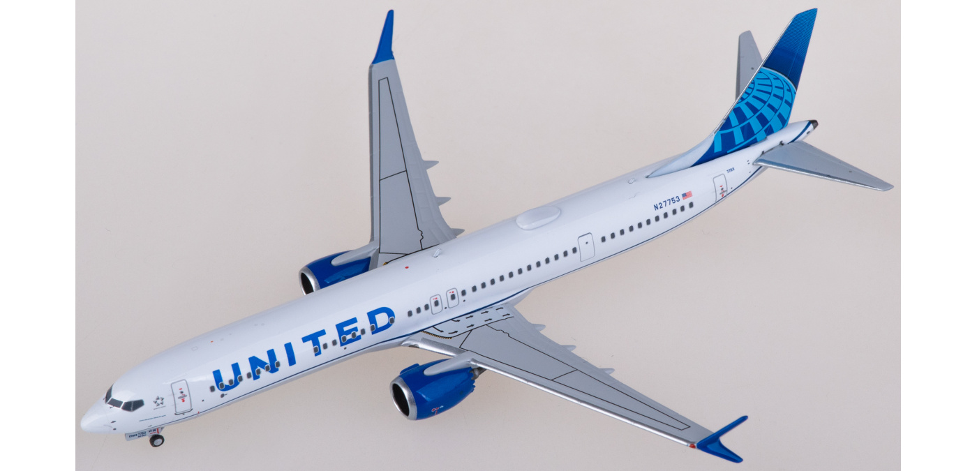 NG90001 United Airlines 美国联合航空 Boeing 737 MAX 10 N27753 NGmodels 1:400 ...