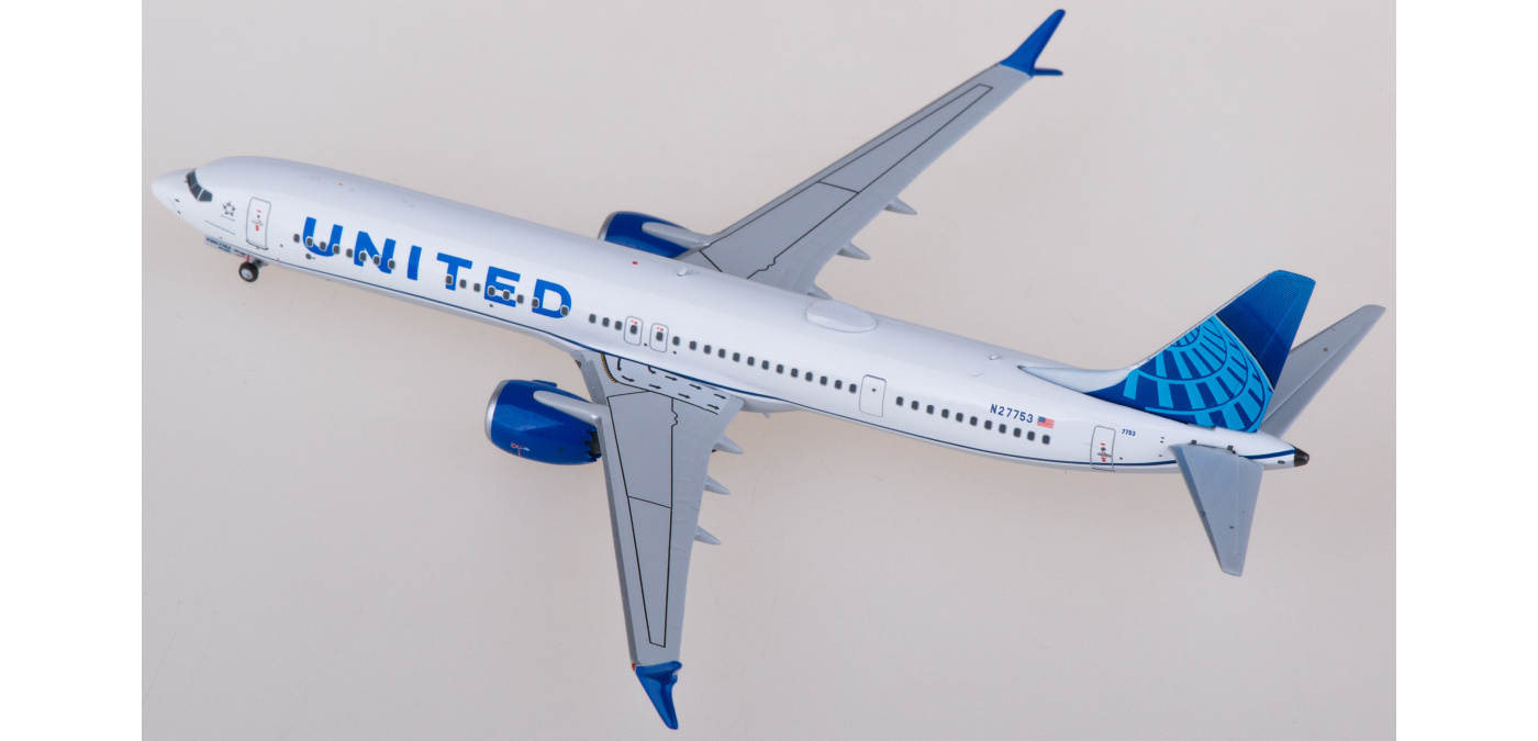 NG90001 United Airlines 美国联合航空 Boeing 737 MAX 10 N27753 NGmodels 1:400 ...