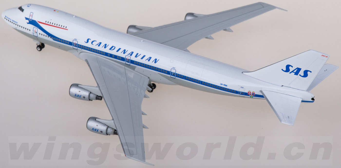 PH11871 SAS 北欧航空 Boeing 747-200 LN-RNA Phoenix 1:400 -飞机模型世界