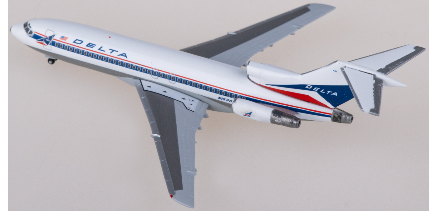 537278 Delta Air Lines 达美航空 Boeing 727-100 N1635 Herpa 1:500 -飞机模型世界