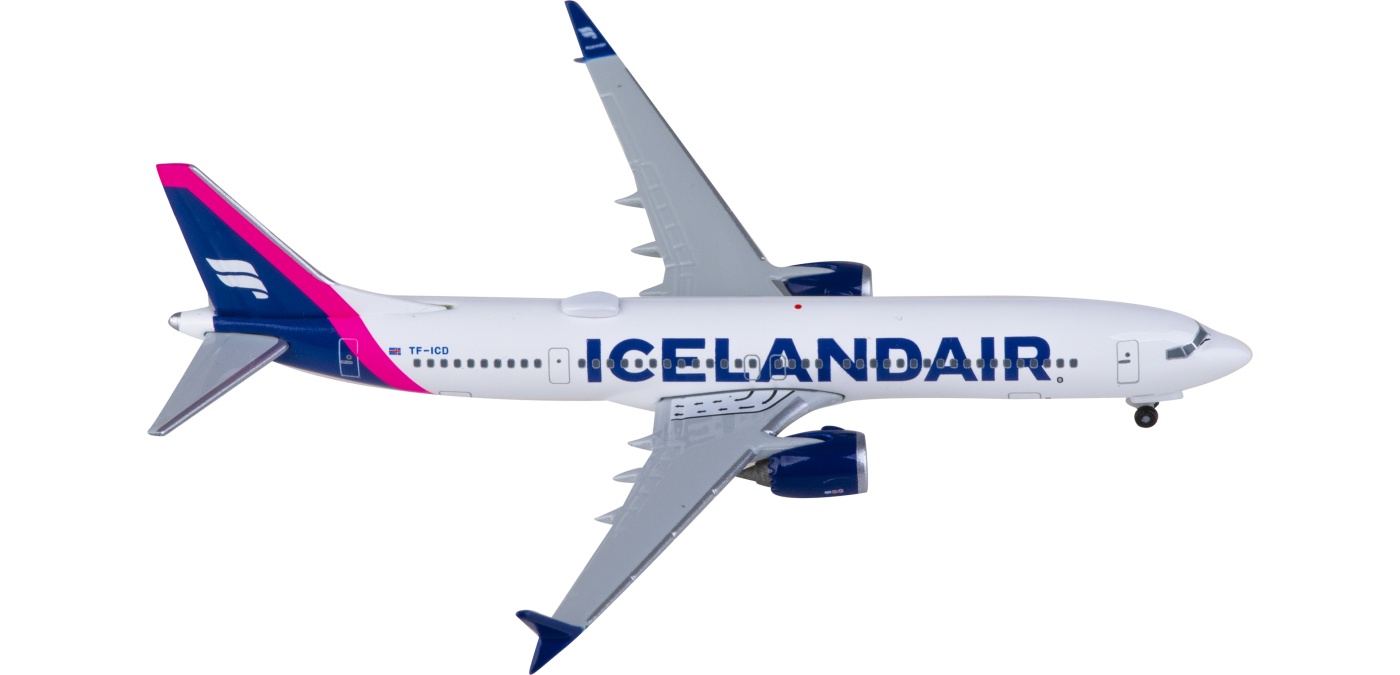 537476 Icelandair 冰岛航空 Boeing 737 MAX 9 TF-ICD Herpa 1:500 -飞机模型世界
