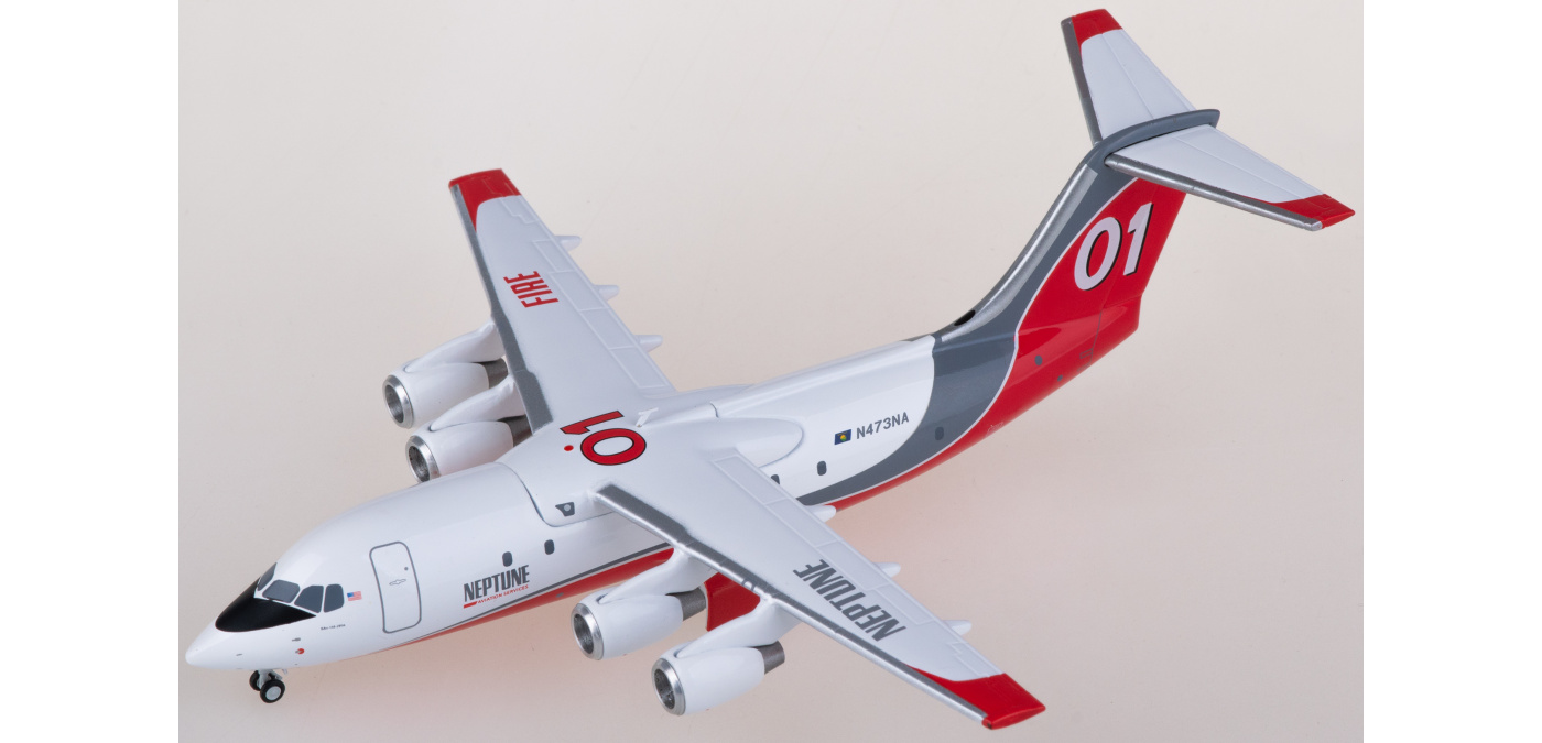 572835 Neptune Aviation BAe 146-200 N473NA Herpa 1:200 -飞机模型世界