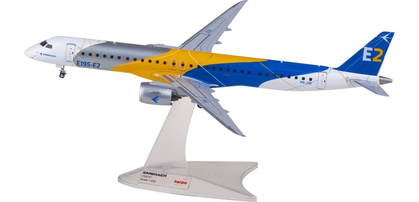 572842 Embraer ERJ-195E2 PR-ZIQ Herpa 1:200 -飞机模型世界