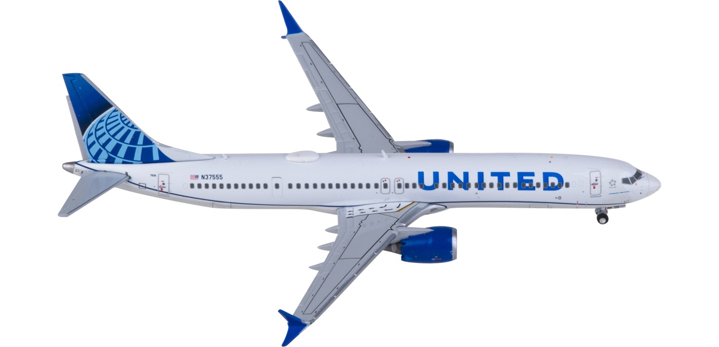 GJUAL2226 United Airlines 美国联合航空 Boeing 737 MAX 9 N37555 Geminijets 1: ...