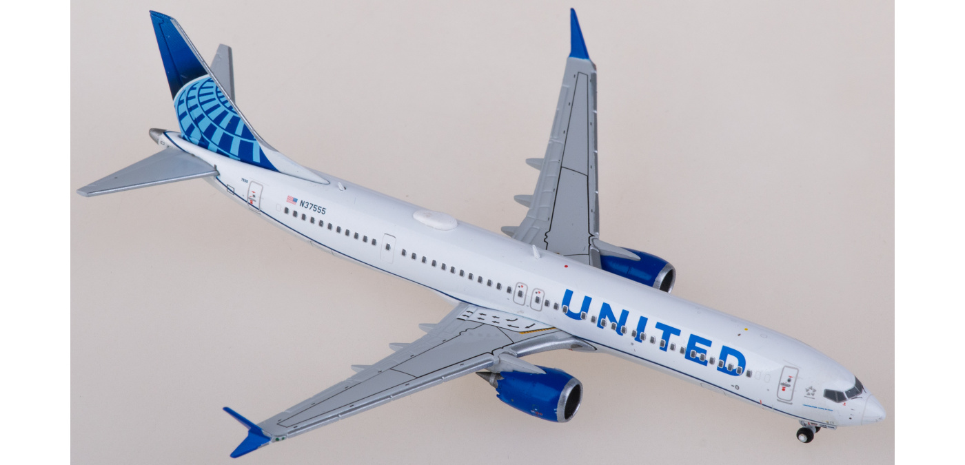 GJUAL2226 United Airlines 美国联合航空 Boeing 737 MAX 9 N37555 Geminijets 1: ...