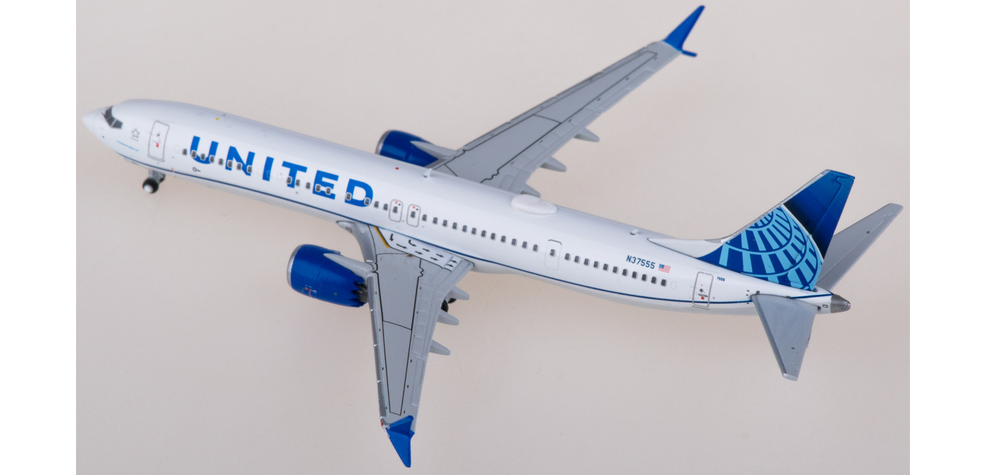 GJUAL2226 United Airlines 美国联合航空 Boeing 737 MAX 9 N37555 Geminijets 1: ...