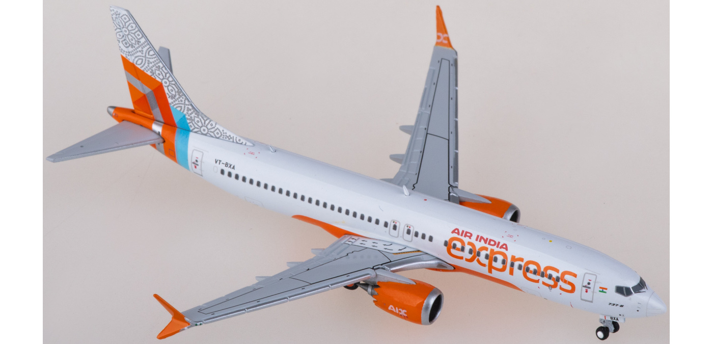 GJAXB2260 Air India 印度航空 Boeing 737 MAX 8 VT-BXA Geminijets 1:400 -飞机模型世界