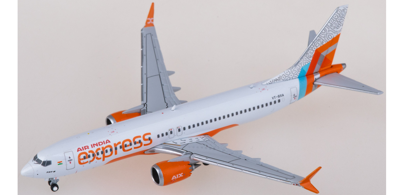 GJAXB2260 Air India 印度航空 Boeing 737 MAX 8 VT-BXA Geminijets 1:400 -飞机模型世界