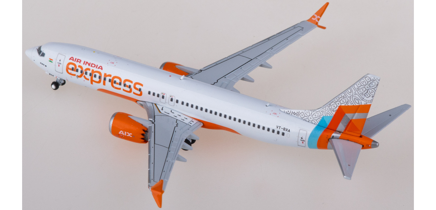 GJAXB2260 Air India 印度航空 Boeing 737 MAX 8 VT-BXA Geminijets 1:400 -飞机模型世界