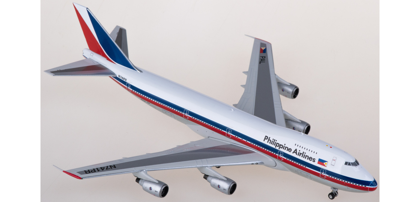 PH11889 Philippine Airlines 菲律宾航空 Boeing 747-200 N741PR Phoenix 1:400 ...