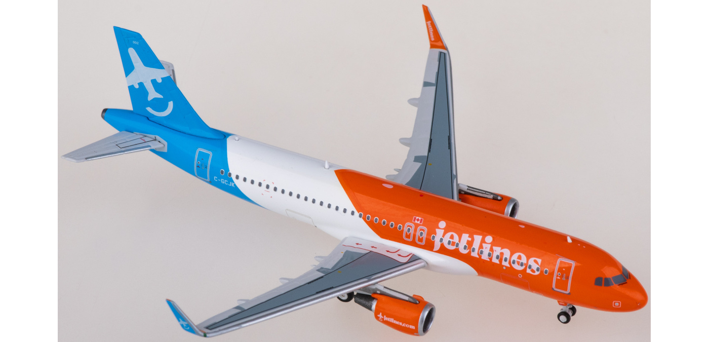 C0027 Canada Jetlines Airbus A320 C-GCJK C Model 1:400 -飞机模型世界