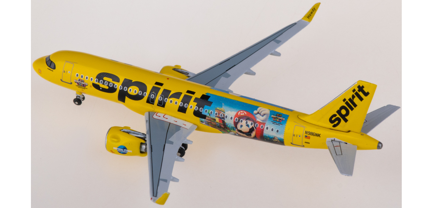 FYRS320NG Spirit Airlines 精神航空 Airbus A320neo N986NK AeroClassics 1:400 ...