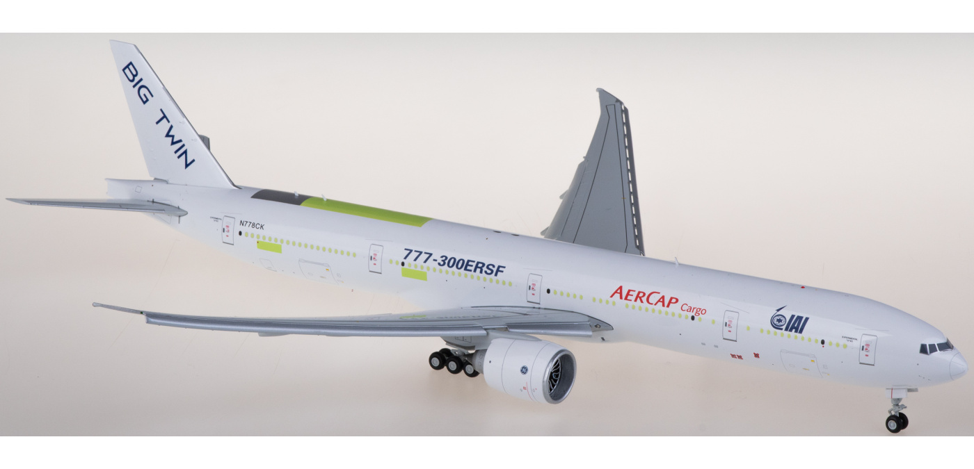 LH2457A Kalitta Air 卡利塔航空 Boeing 777-300ER N778CK 襟翼放下版 JC Wings 1:200 ...