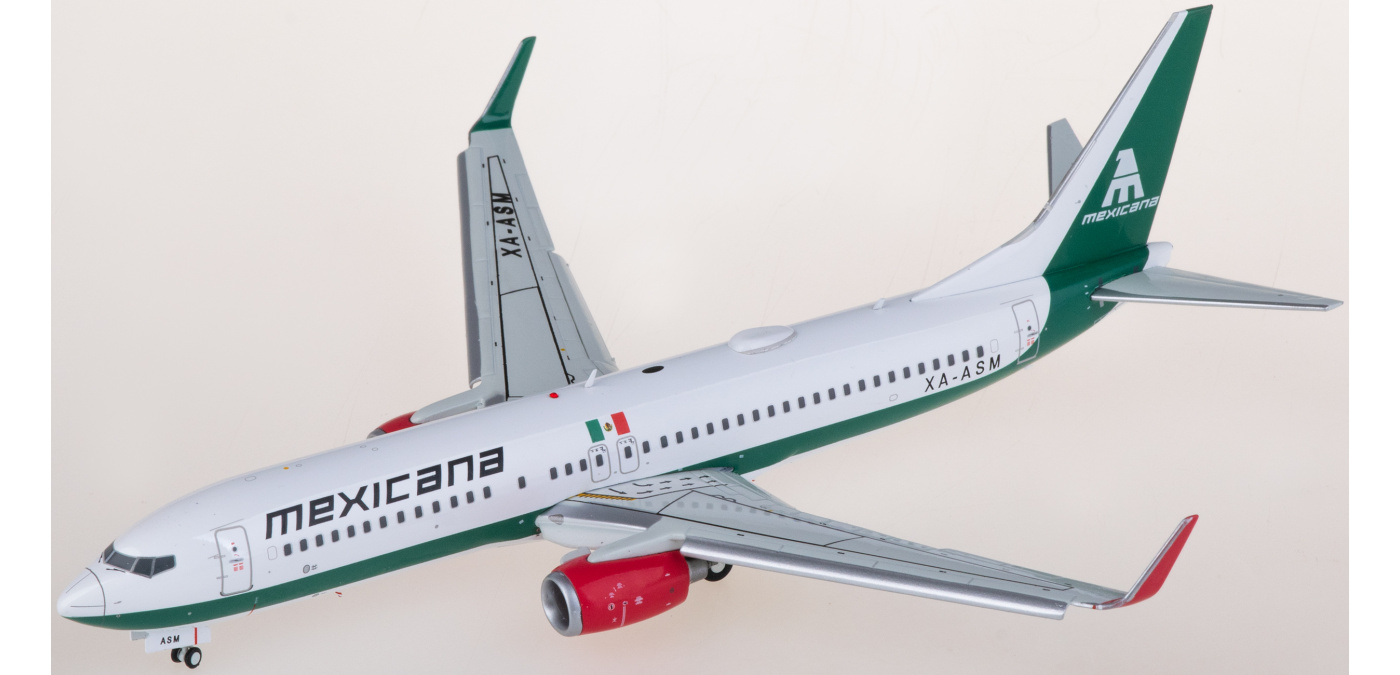 G2MXA1303F Mexicana 墨西哥航空 Boeing 737-800 XA-ASM 襟翼放下版 Geminijets 1:200 ...