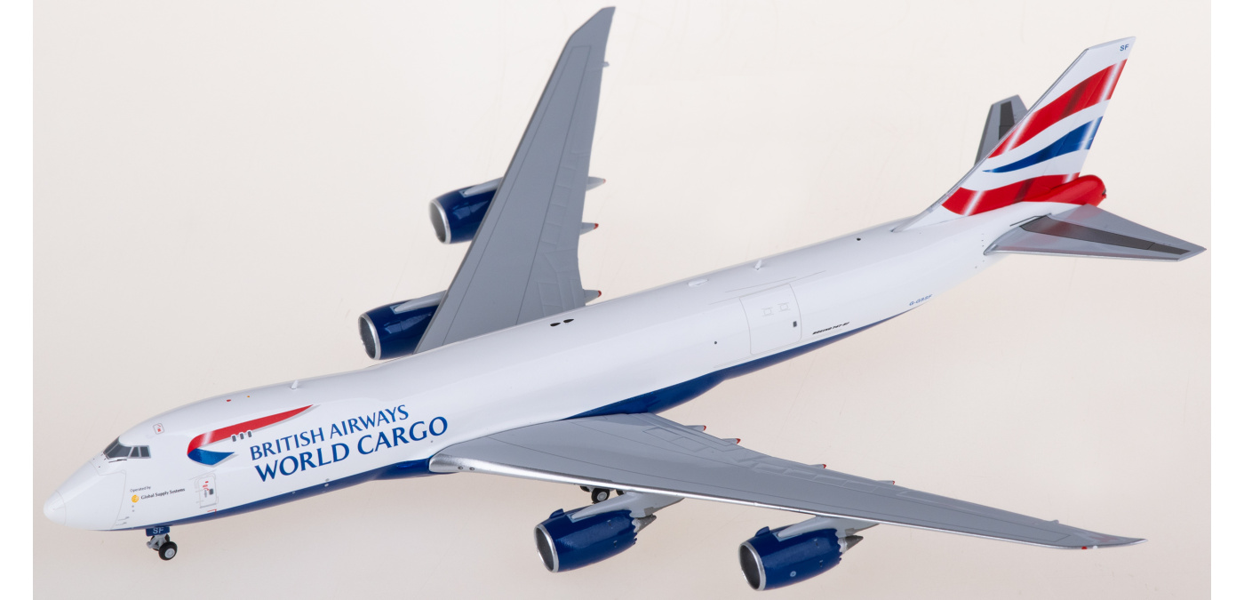 EW4748015 British Airways 英国航空 Boeing 747-8F G-GSSF 货机 JC Wings 1:400 ...