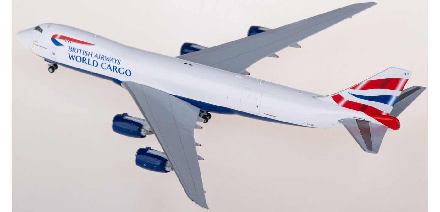 EW4748015 British Airways 英国航空 Boeing 747-8F G-GSSF 货机 JC Wings 1:400 ...