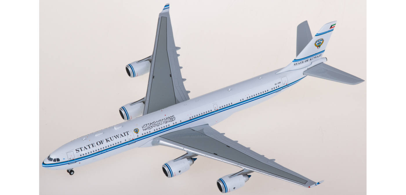 XX40054 State of Kuwait Airbus A340-500 9K-GBB JC Wings 1:400 -飞机模型世界