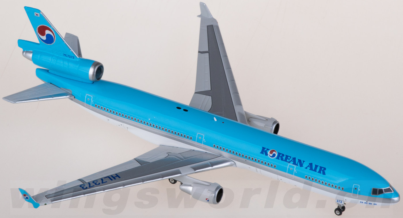 PH04591 Korean Air 大韩航空 McDonnell Douglas MD-11 HL7373 Phoenix 1:400 ...