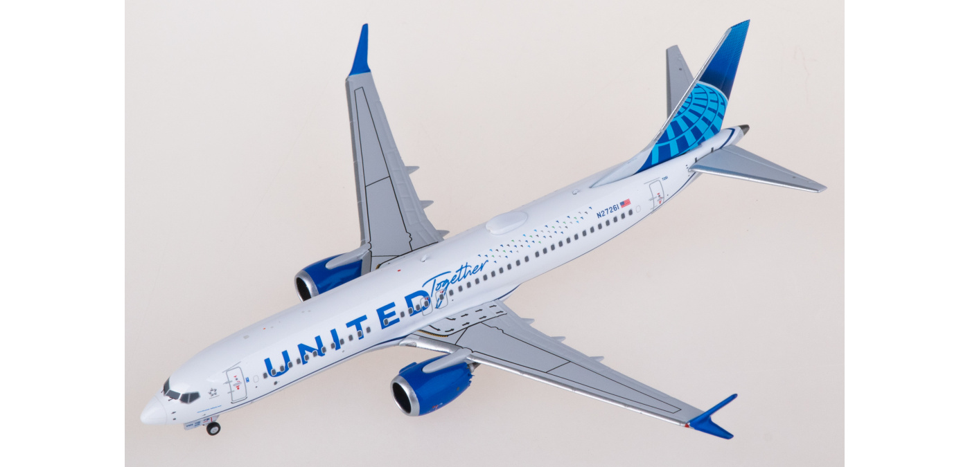 NG88040 United Airlines 美国联合航空 Boeing 737 MAX 8 N27261 NGmodels 1:400 ...