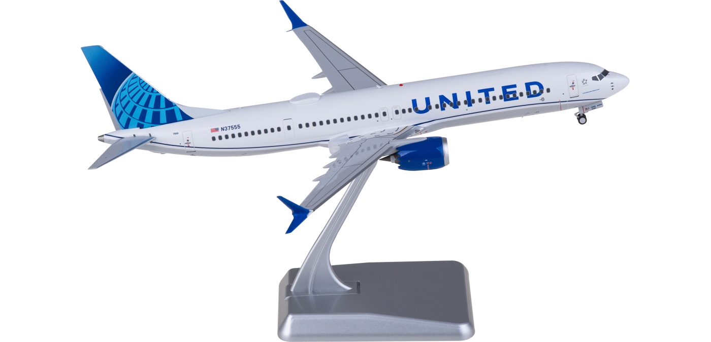 NG94001 United Airlines 美国联合航空 Boeing 737 MAX 9 N37555 NGmodels 1:200 ...