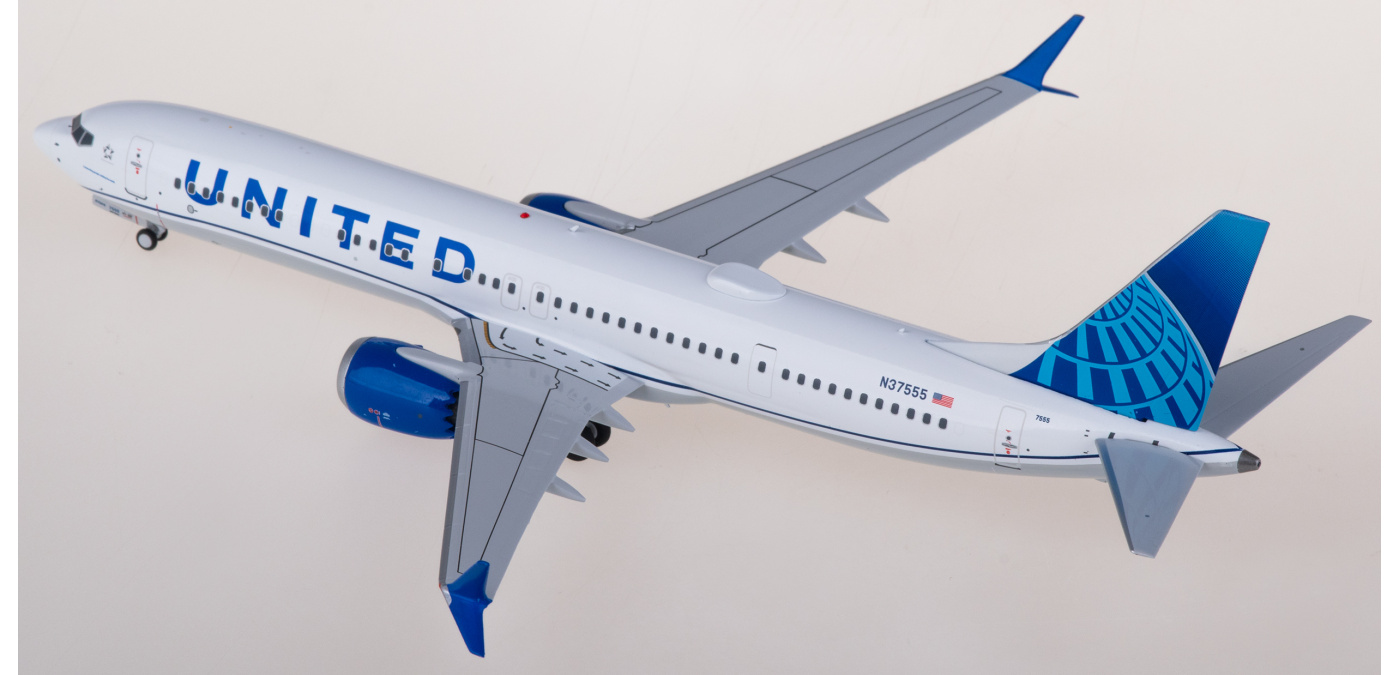 NG94001 United Airlines 美国联合航空 Boeing 737 MAX 9 N37555 NGmodels 1:200 ...