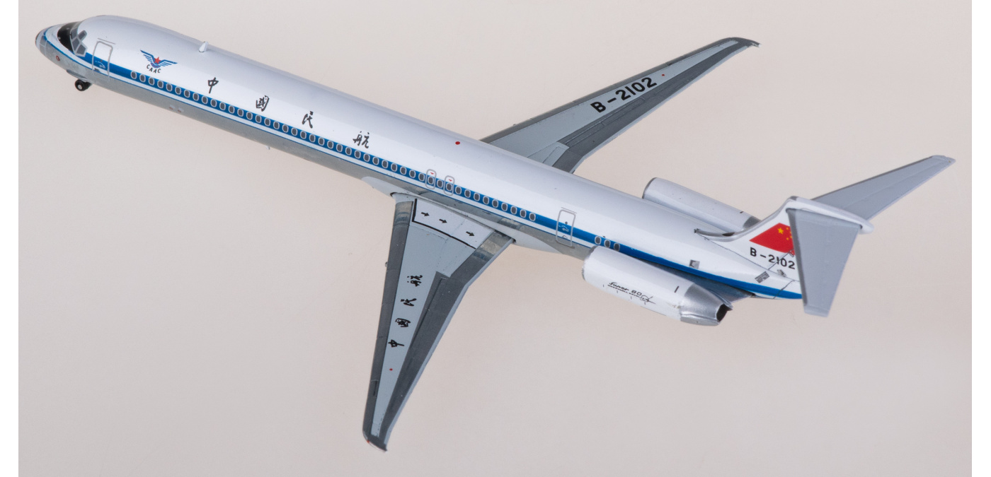 XX40112 CAAC 中国民航 McDonnell Douglas MD-82 B-2102 JC Wings 1:400 -飞机模型世界