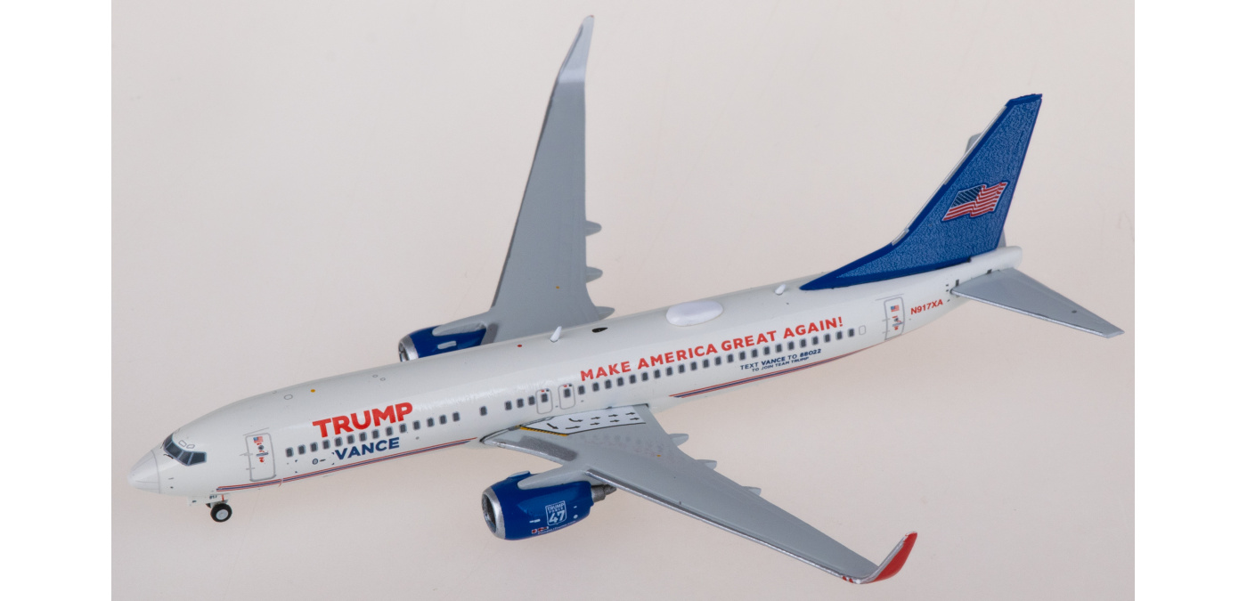 GJTRU2306 Eastern Air Lines 美国东方航空 Boeing 737-800W N917XA Trump Vance ...