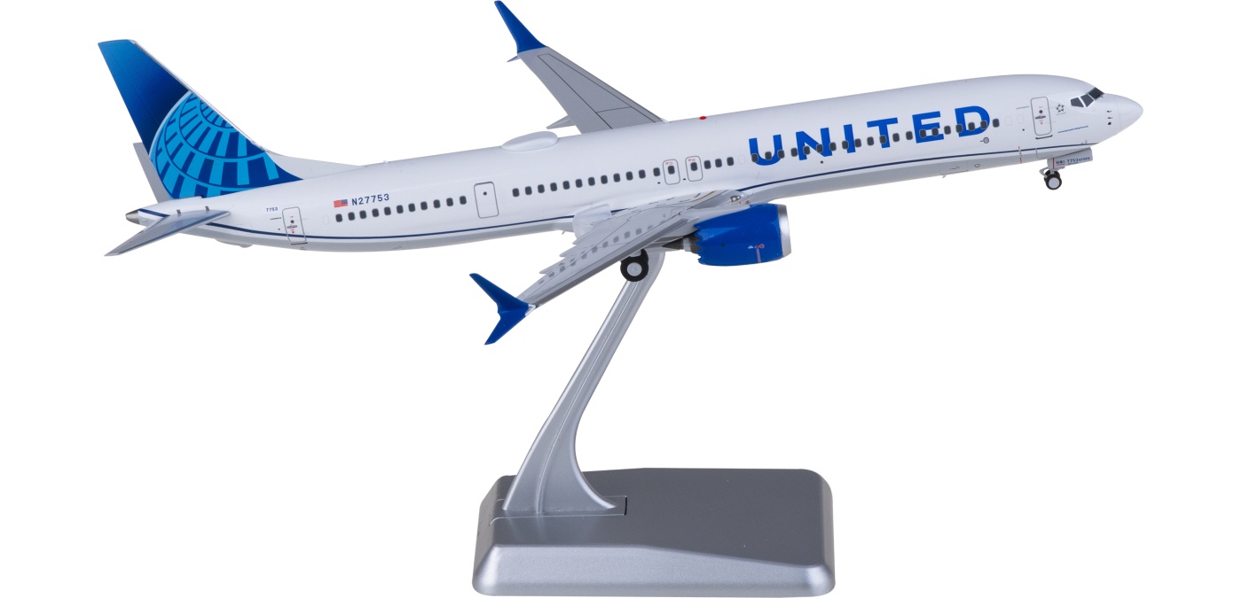NG95001 United Airlines 美国联合航空 Boeing 737 MAX 10 N27753 NGmodels 1:200 ...