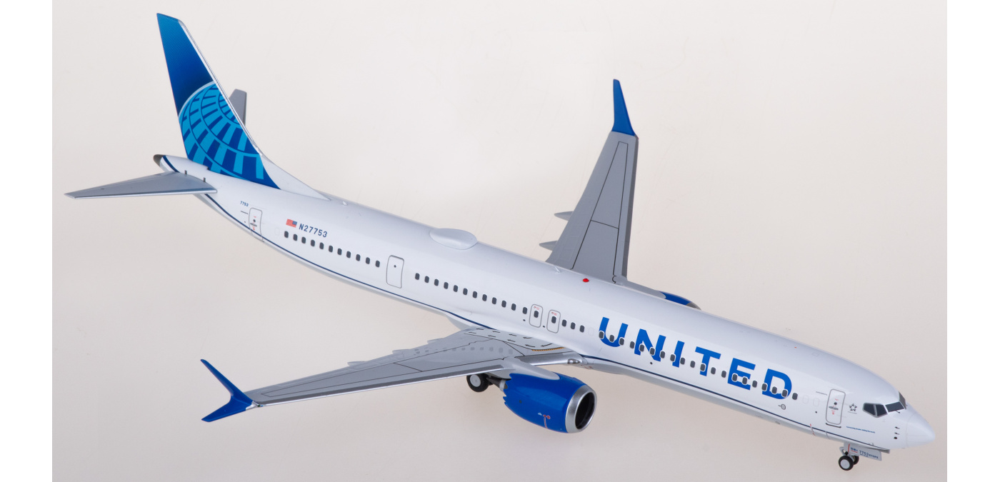 NG95001 United Airlines 美国联合航空 Boeing 737 MAX 10 N27753 NGmodels 1:200 ...