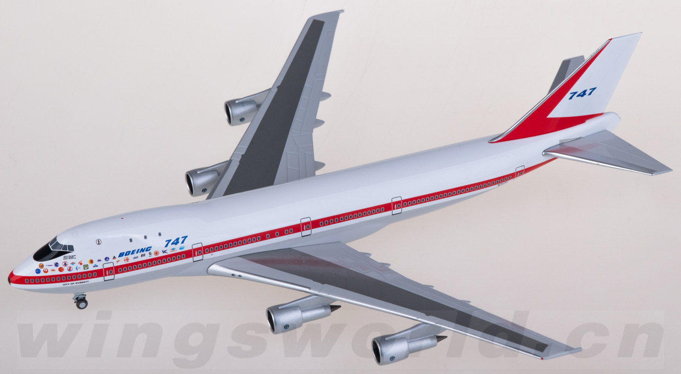 BOE004 Boeing 747-100 N7470 NGmodels 1:400 -飞机模型世界