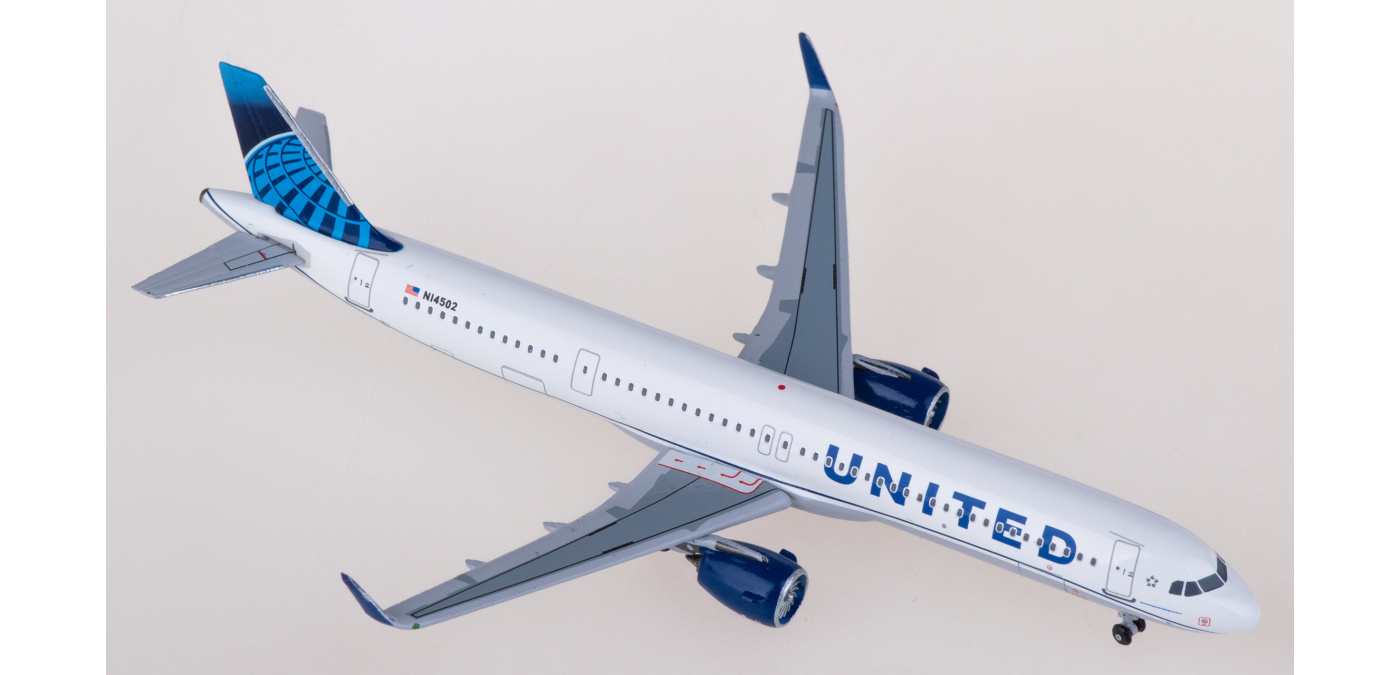 AC411207 United Airlines 美国联合航空 Airbus A321neo N14502 AeroClassics 1: ...